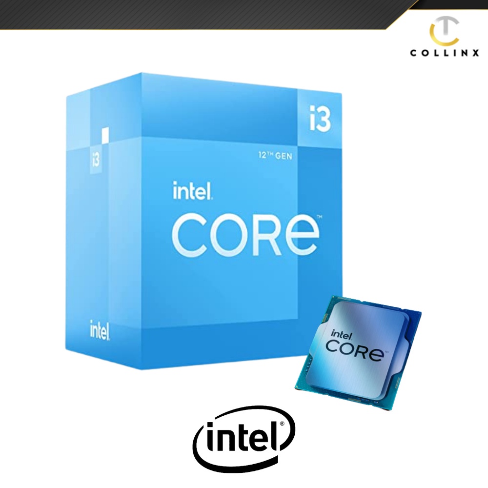 Intel Core i3-12100 12th/ 13100 13th gen Gen Processor Quadcore LGA ...