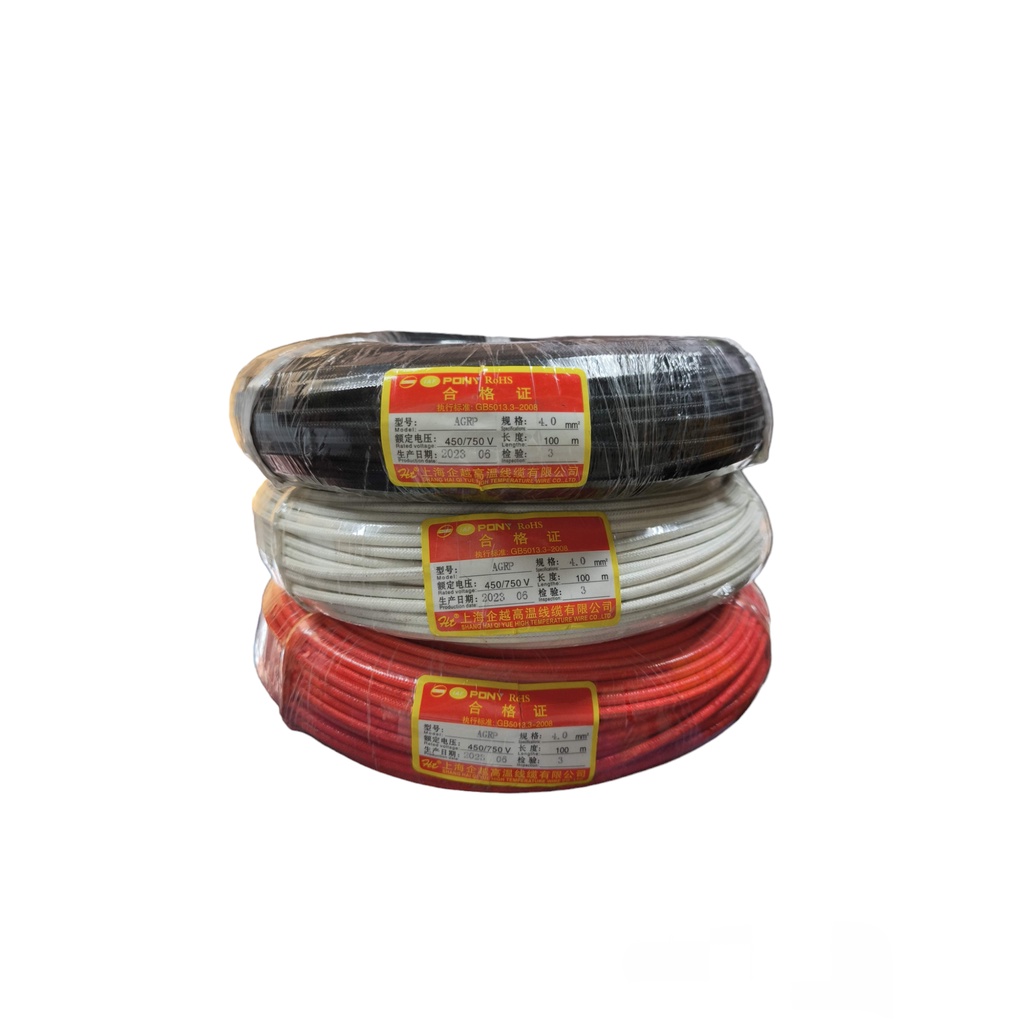 Grippes Silicon Wire 4.0mm Pre Cut, Fiber Glass Cable High Temperature ...