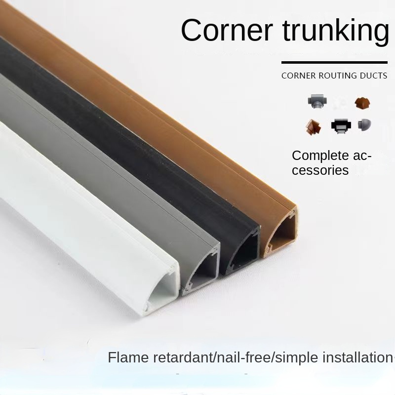 PVC Wall Corner Surface-Mounted Triangle Right Angle Internal Corner ...