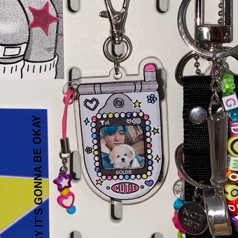 【hot sale】 Y2K Cutie Flip Phone Frame Acrylic Keyring | Shopee Philippines