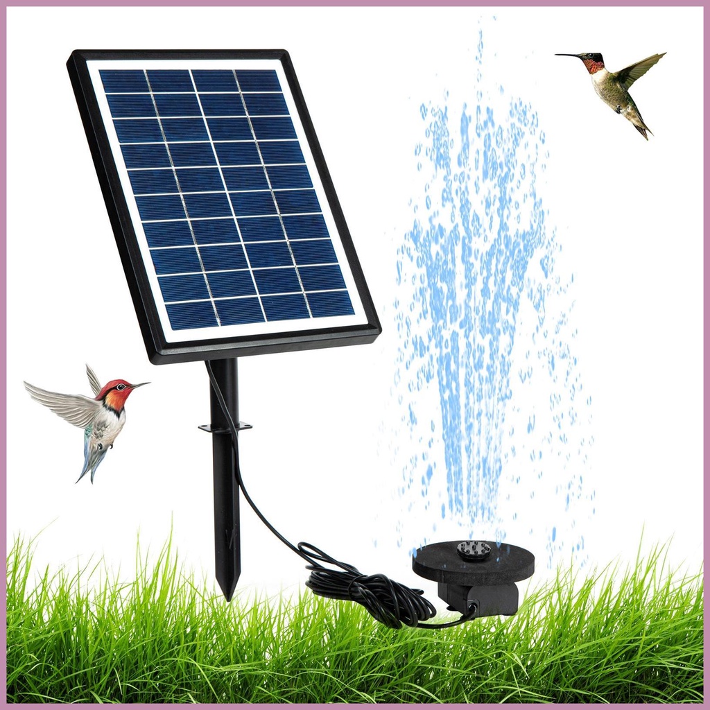 Solar Pond Pump 7W Free Standing Floating Solar Fountain Kit Solar ...