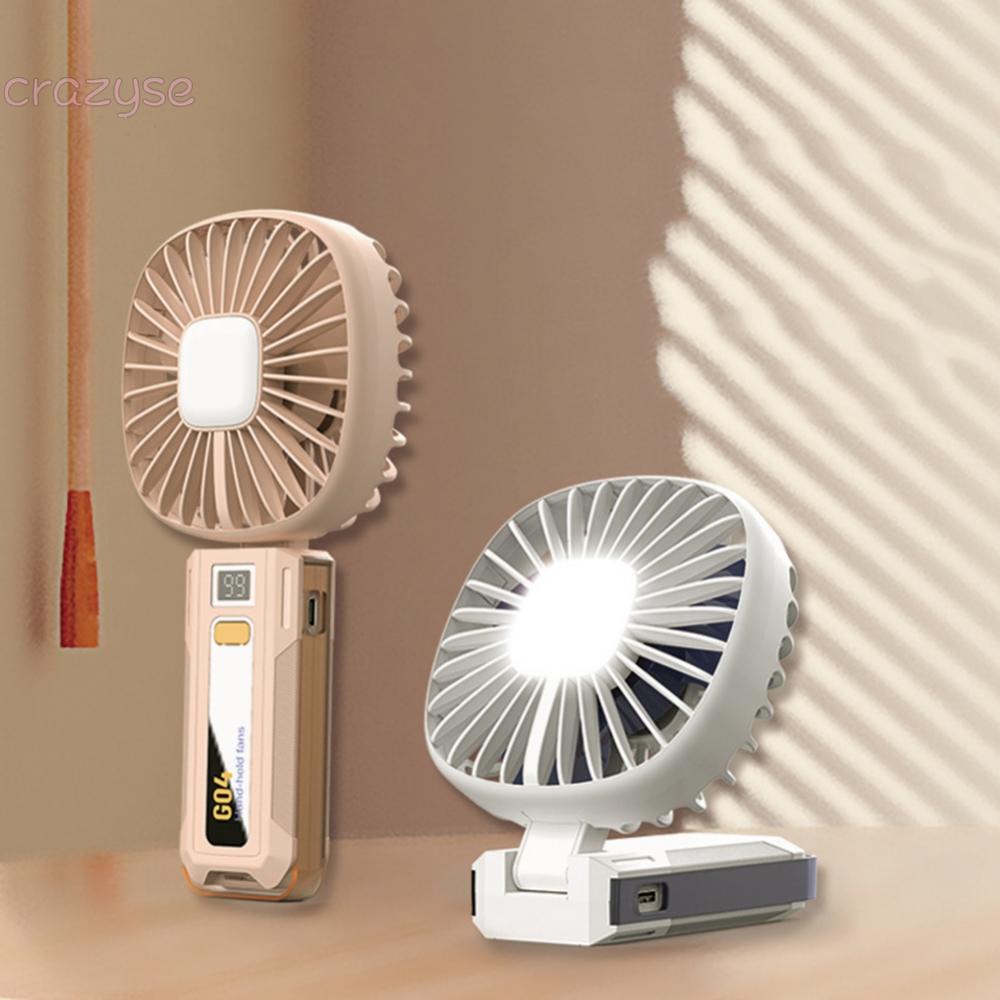 【CRAZYSPE】Portable Fan Battery Powered Button Control Fan Handheld ...