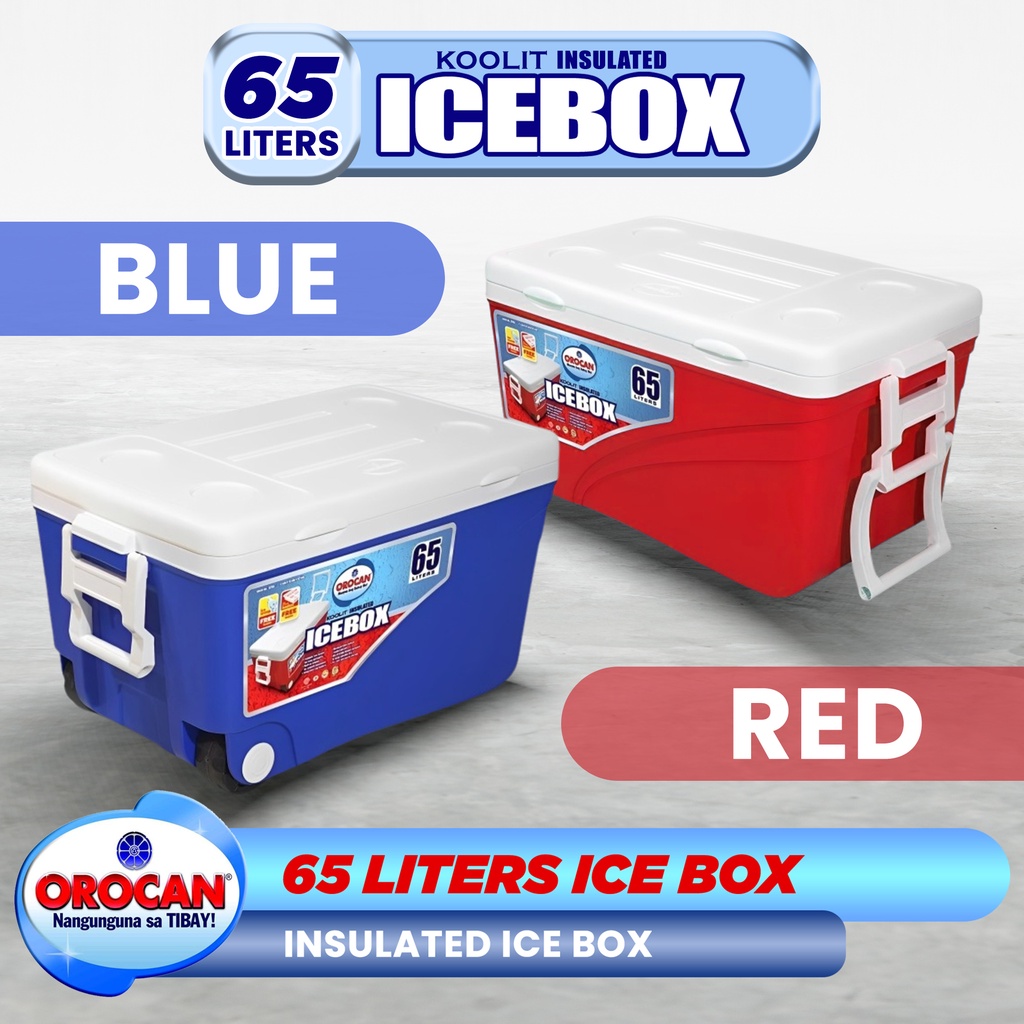 Orocan Ice Box: 65L & 45L Insulated Ice Chests with Free Ice Scooper ...