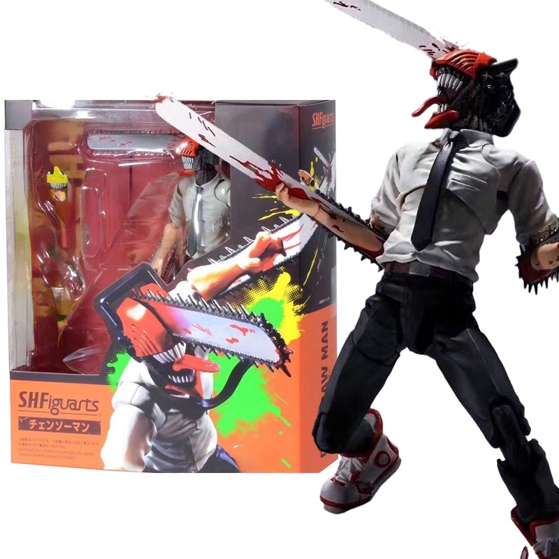 SHF Chainsaw Man Denji SHFiguarts ChainsawMan Action Figure Model Toys ...
