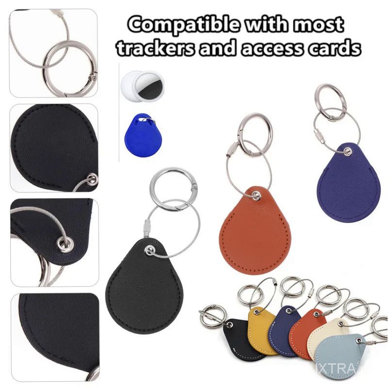 Leather Holder Case for Airtag/ Mitag mi tag/ Samsung tag/ itag ...