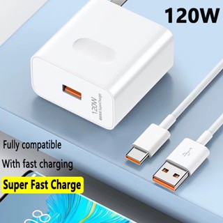 120W USB Fast Charging Head 6A Android TYPE-C Charging Cable for OPPO ...