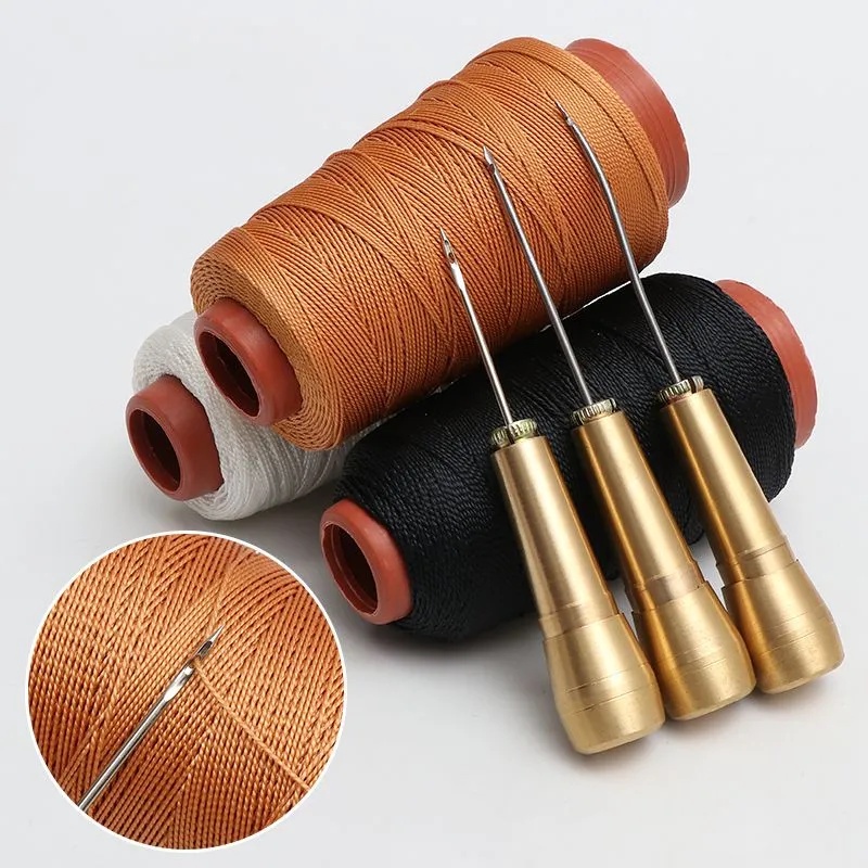Detachable Sewing Shoe Repair Leather Craft Kit Copper Awl Bend Hook ...