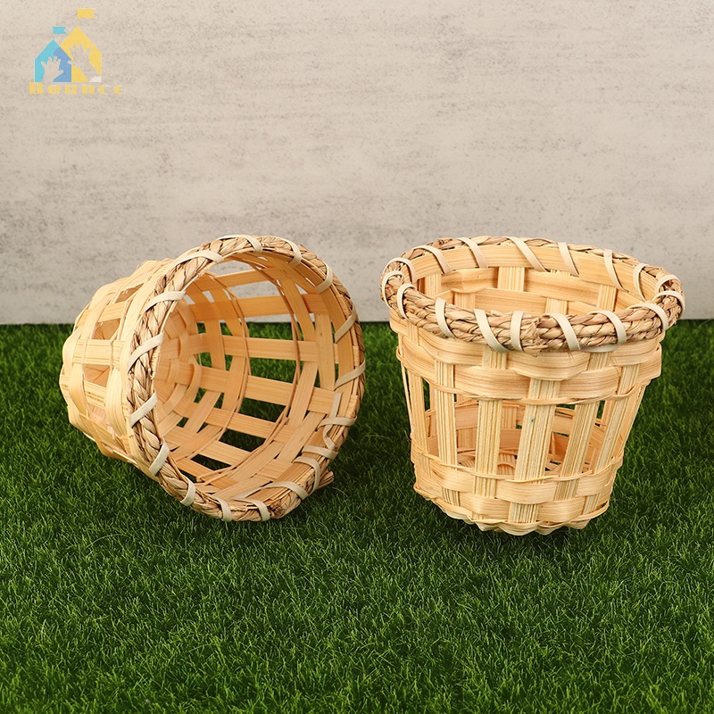 Bounce 2Pcs Lamp Shade Light Cover Shades Chandelier Drum Woven Cage ...