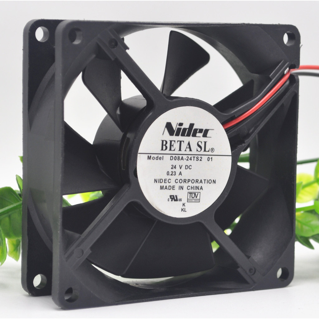Nidec D08A-24TS2 01 24V 8CM 80X25MM Inverter Cooling Fan | Shopee ...