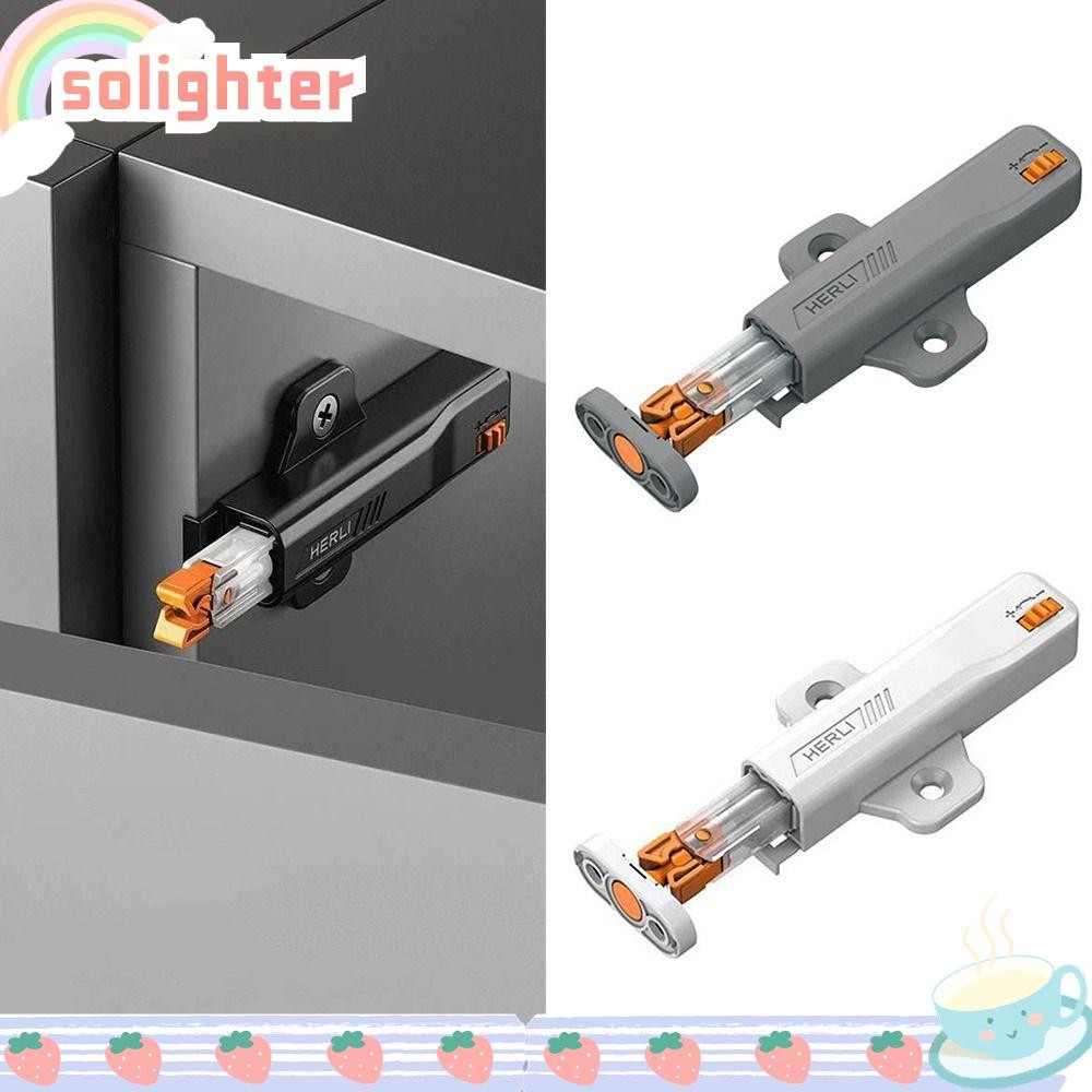 SOLIGHTER Pressure Push To Open Touch Latch, Pull Push Invisible ...