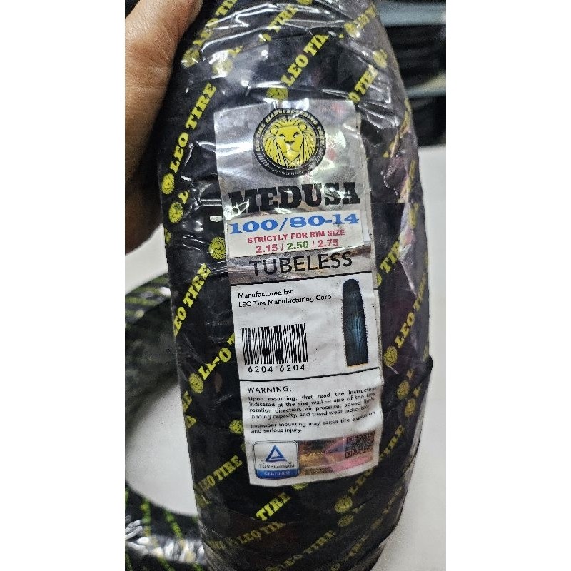Medusa TUBELESS Orig leo Medusa tubeless 100/80-14 at 80/90-14 tire ...