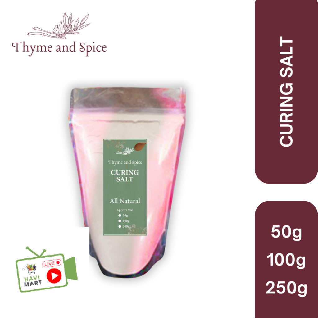[ZIP LOCK] Curing Salt/ Prague/ Pink Curing Salt 50G 100G 250G ...