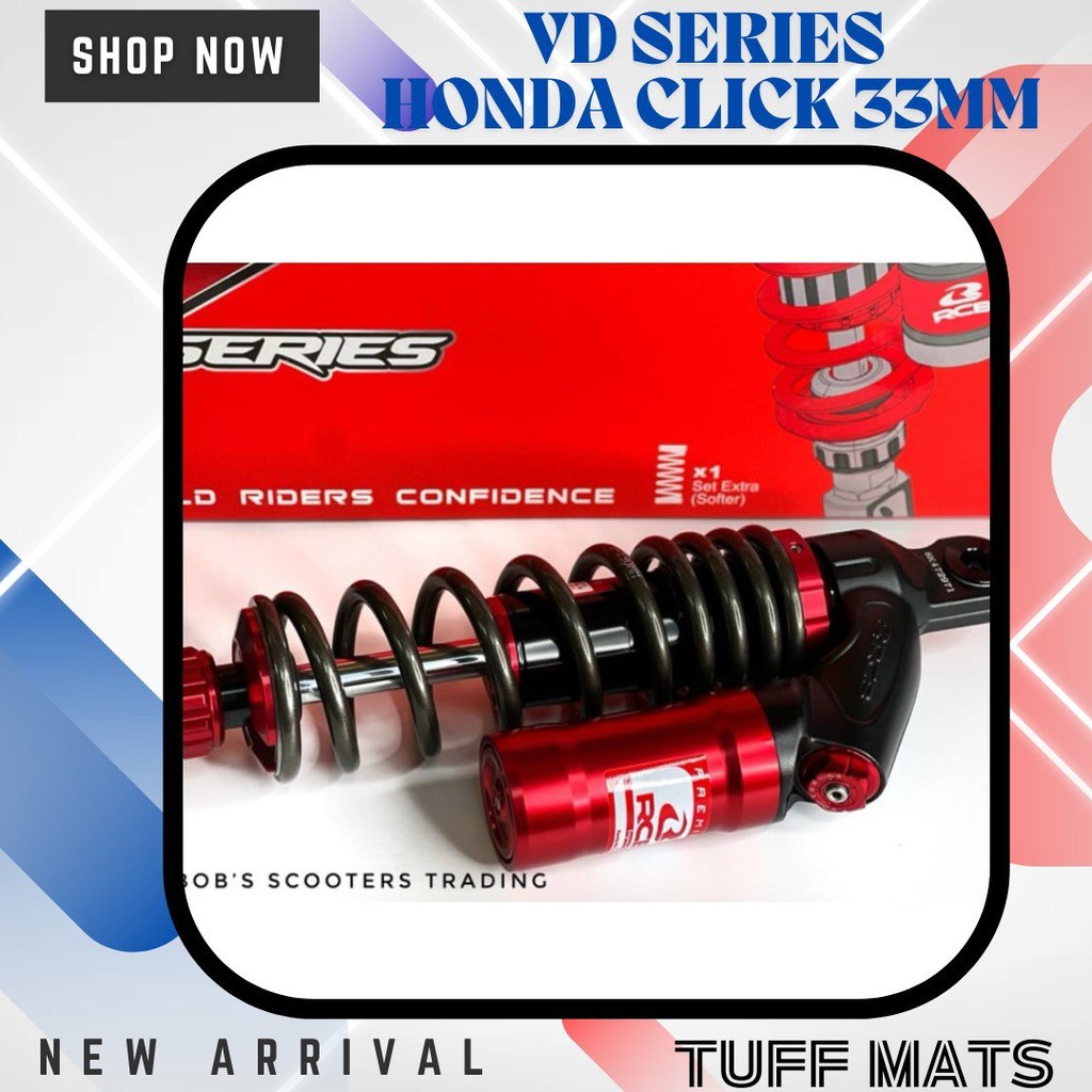 RCB VD SERIES REAR SHOCK HONDA CLICK 125/CLICK 150 330MM racing boy ...