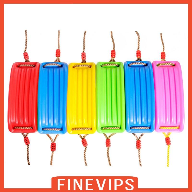 [Finevips] Outdoor Swing Set with Adjustable Rope and Curved Board ...