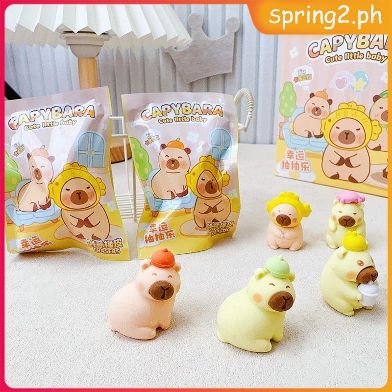 [Ready Stock] [Ready Stock] 32 Bags/box Capybara Eraser Mystery Box ...