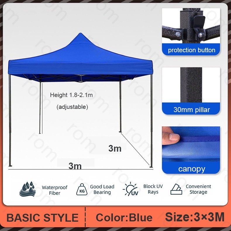 2x2 2x3 3x3 3x4.5M Retractable Tent Car Tent Outdoor Foldable Tent ...