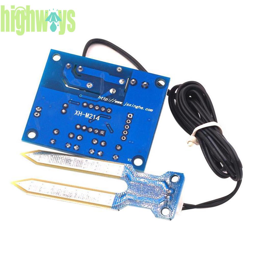 XH-M214 12V Soil Humidity Sensor Controller Irrigation System Automatic ...