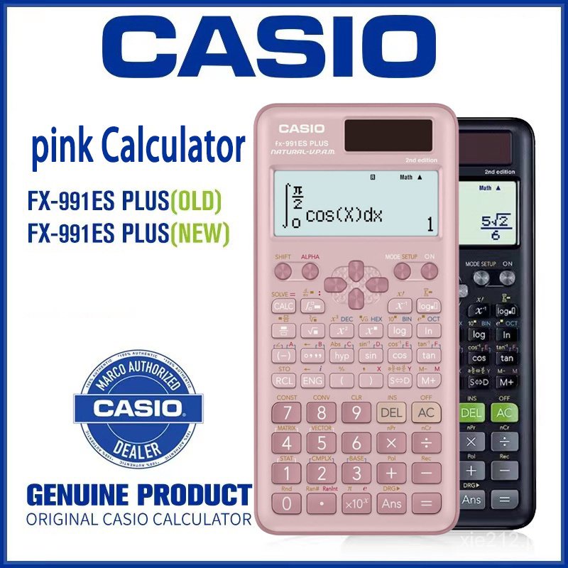 Scientific Calculator pink FX-991ES-Plus Calculator new multifunctional ...