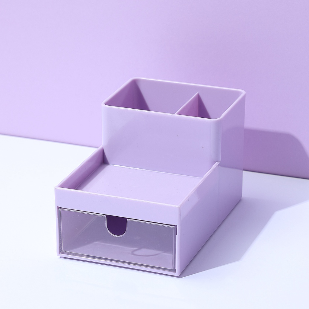 MINISO Purple Series Single Layer Desk Organizer | Shopee Philippines