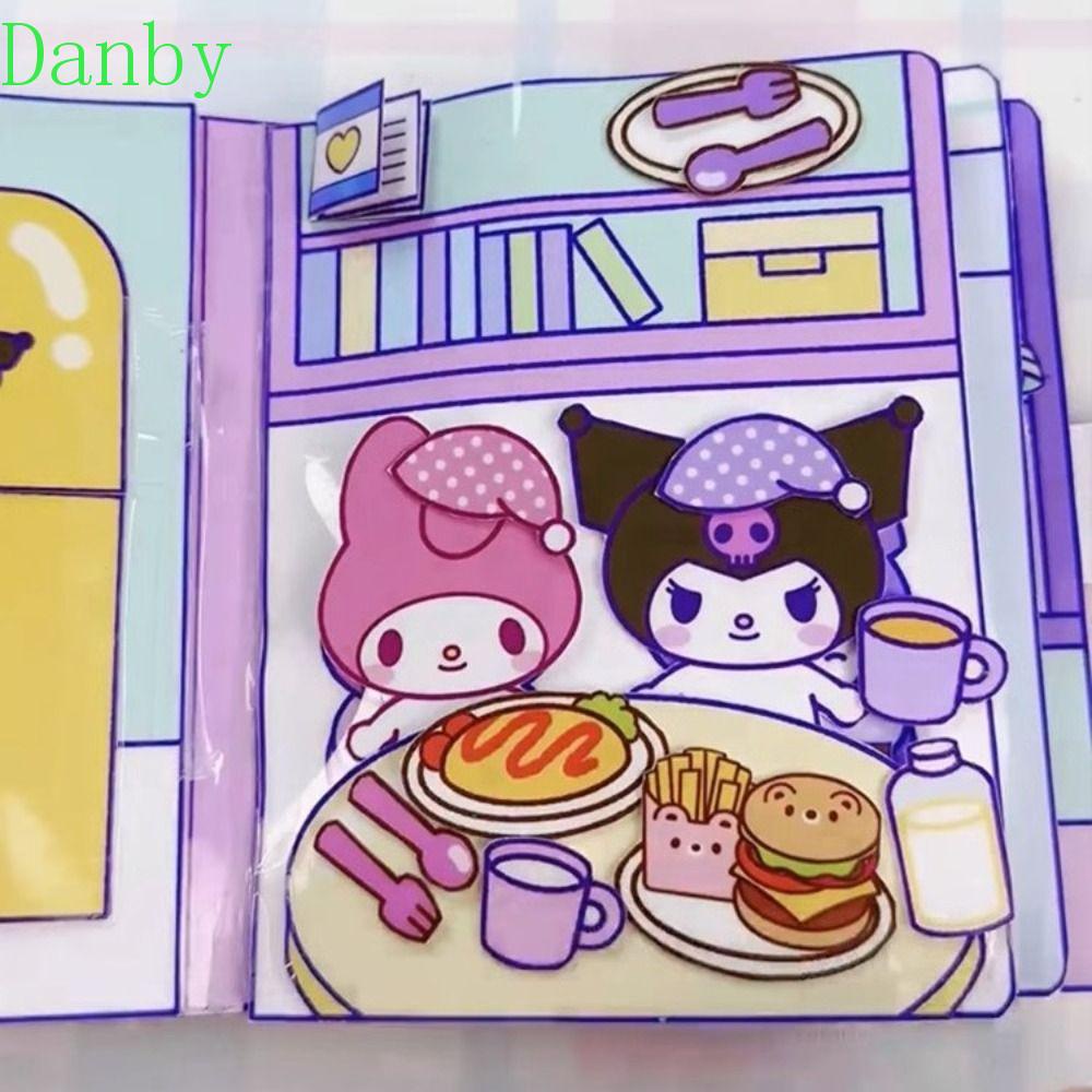 DANBY Kids Quiet Book, Montessori Handmade Sticker Book, Kawaii Paper ...