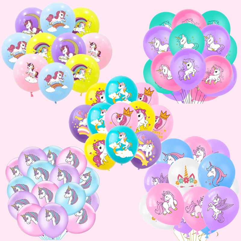 Unicorn Latex Balloons My Little Pony Helium Balloon Wedding Kids ...