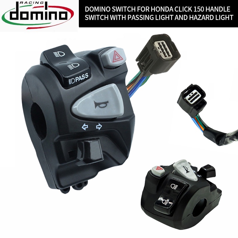 Domino Handle Switch For Honda Click with Pssing Light Hazard Light ...