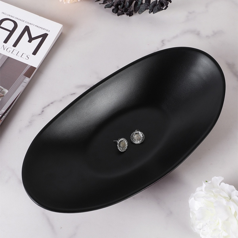 Black Ring Dish Centerpiece Jewelry Tray Key Tray Organizer For ...