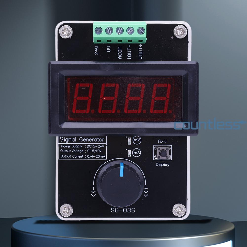 0-20mA/4-20mA/0-10V Signal Generator Value Adjusting Current Voltage ...