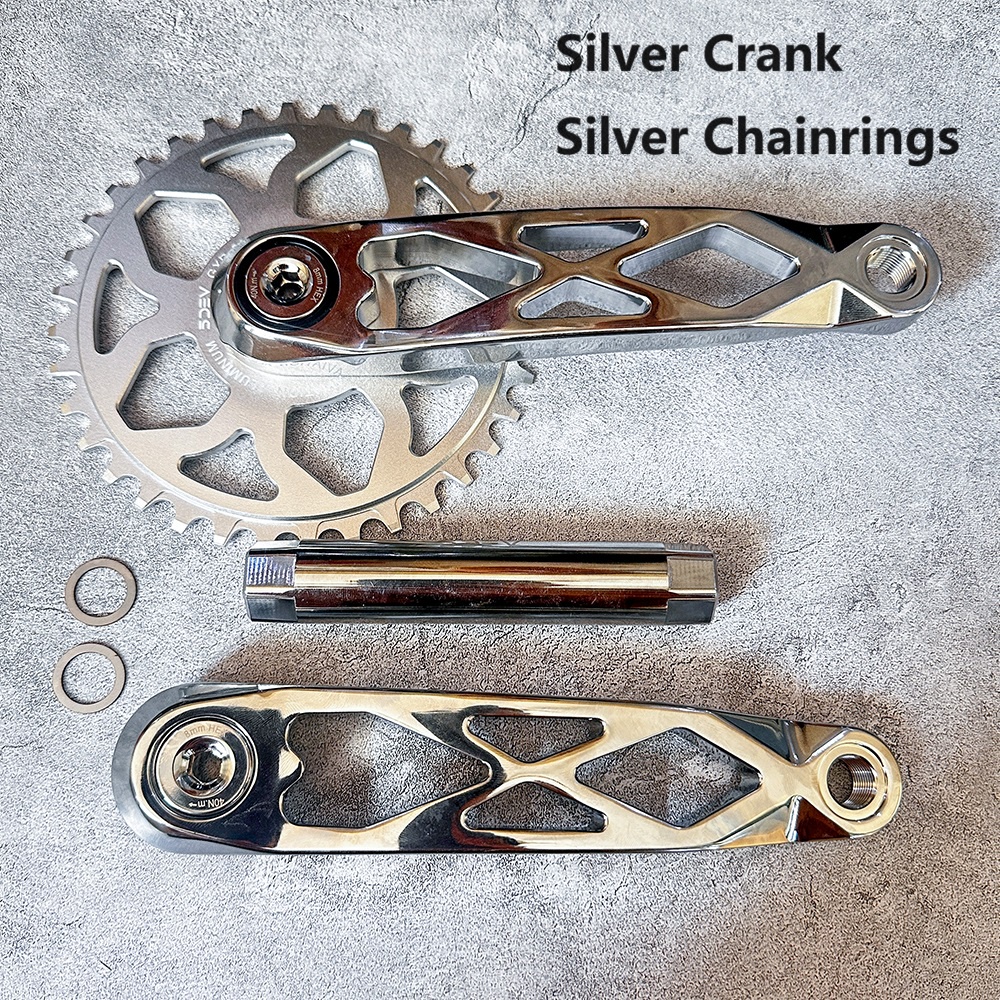 5DEV MTB CRANKSET R-SPEC Trail Enduro Bicycle Hollow Bike Crank Spindle CNC Suitable for Sram ...