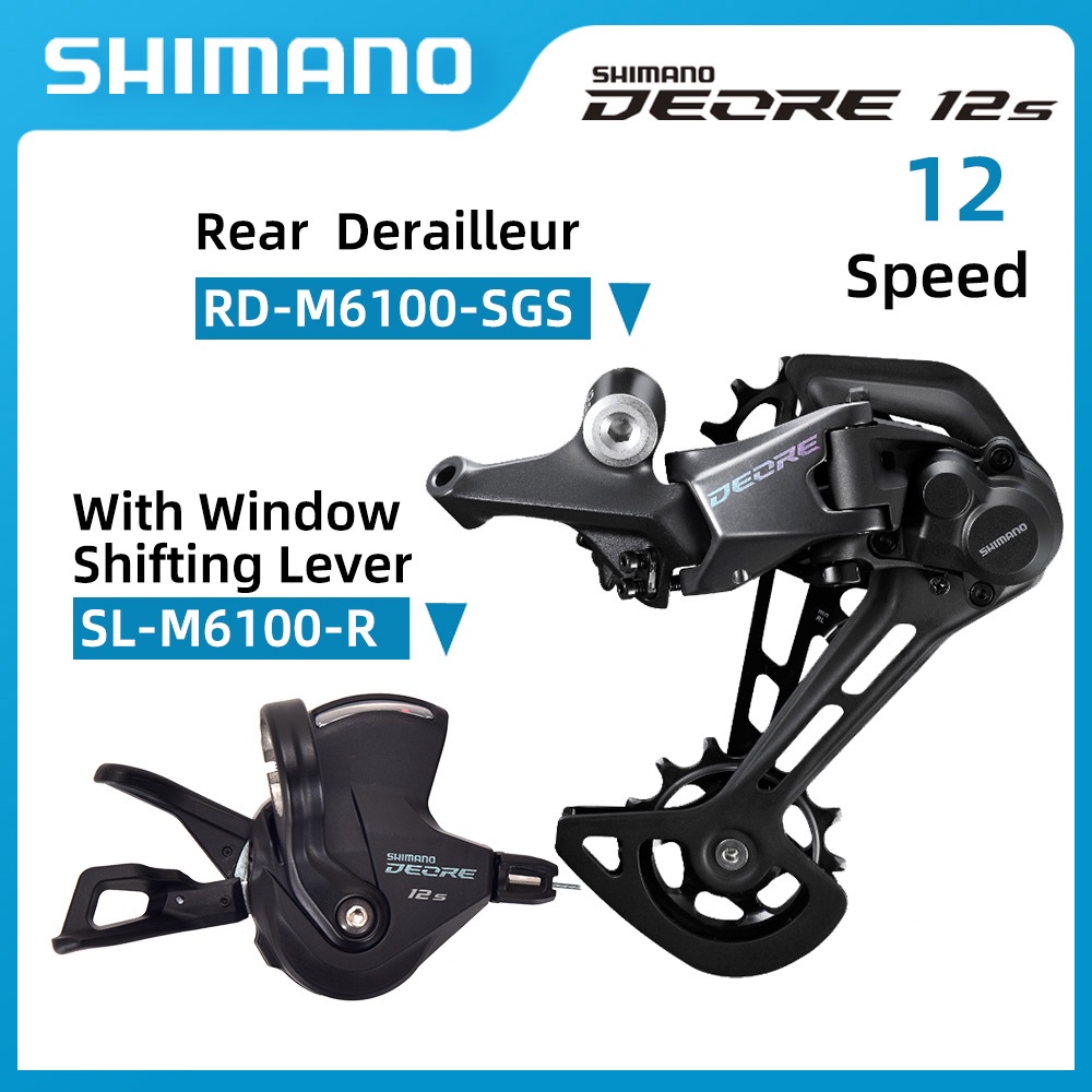 SHIMANO Deore M5100 M6100 1X11 12 Speed Groupset SL-M5100 M6100 Right Shifter Lever RD-M5100 ...