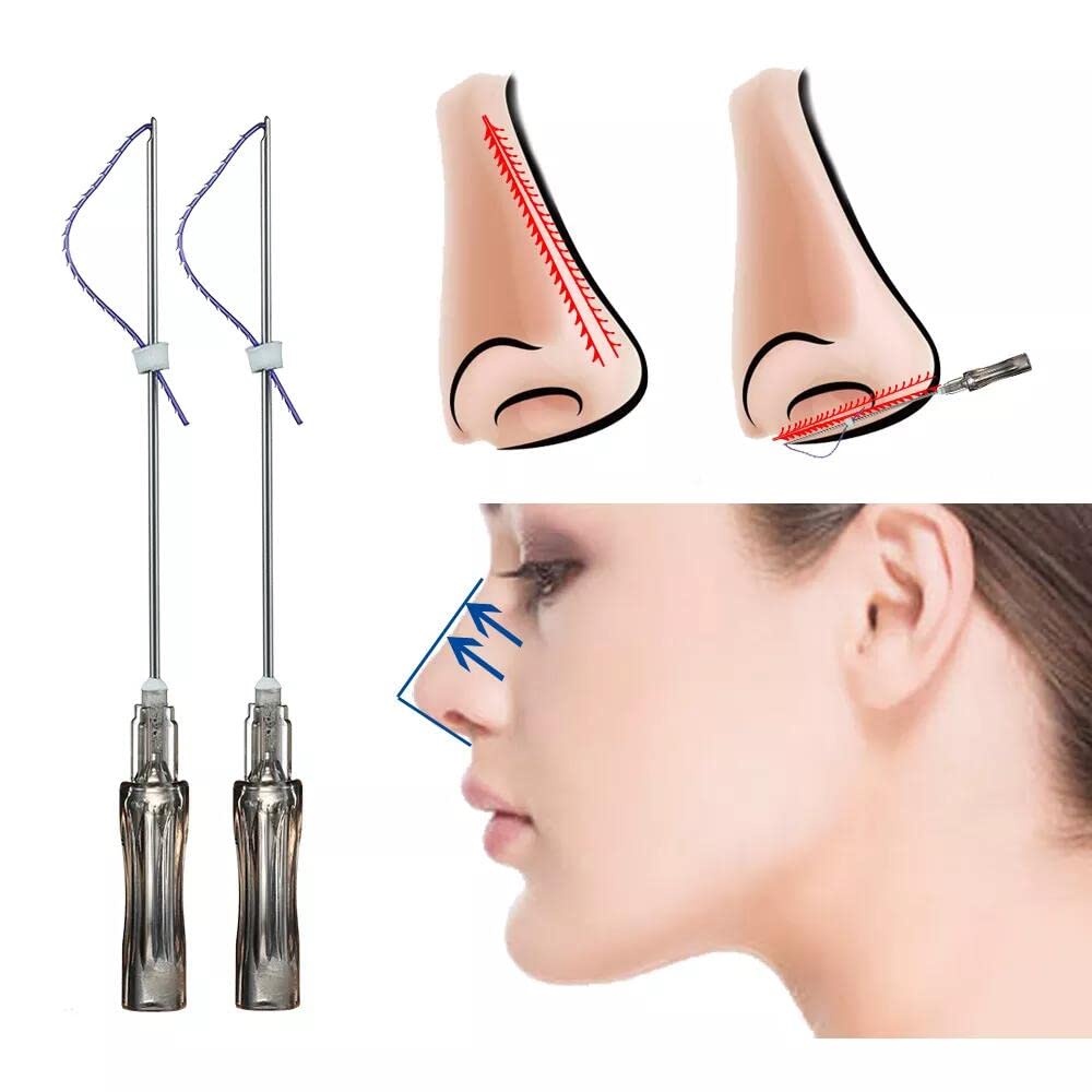 Pdo Nose Cog Threads 19G38MM 19G60MM Pdo Cog Threads for Nose Columella ...