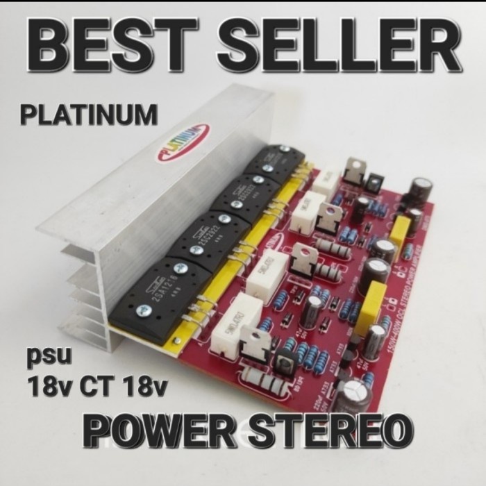 Power amplifier 150w 200w stereo platinum dm 075 +tr final GAP27 ...