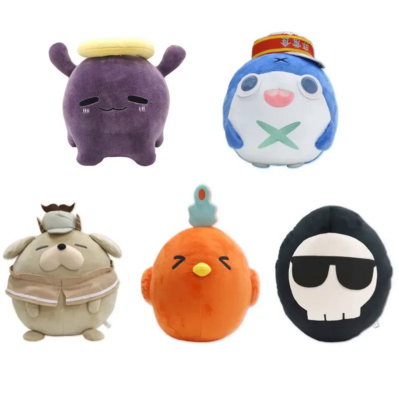 Hololive EN takodachi Plush Toys Cute Soft Bloop Stuffed Bubba Dolls ...