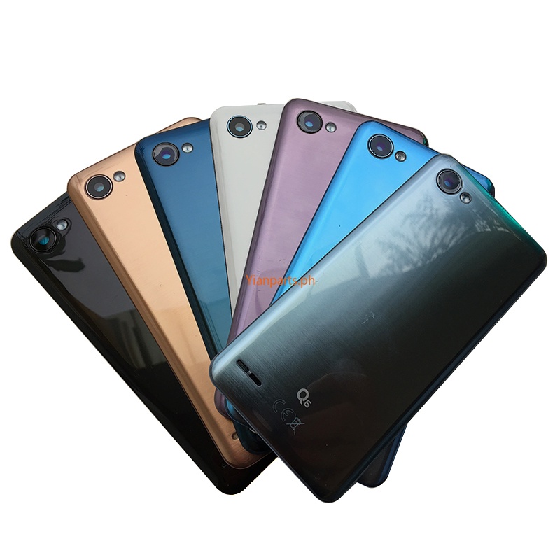 Yian-New Plastic Back Cover For LG Q6 Rear Housing Back Case With ...