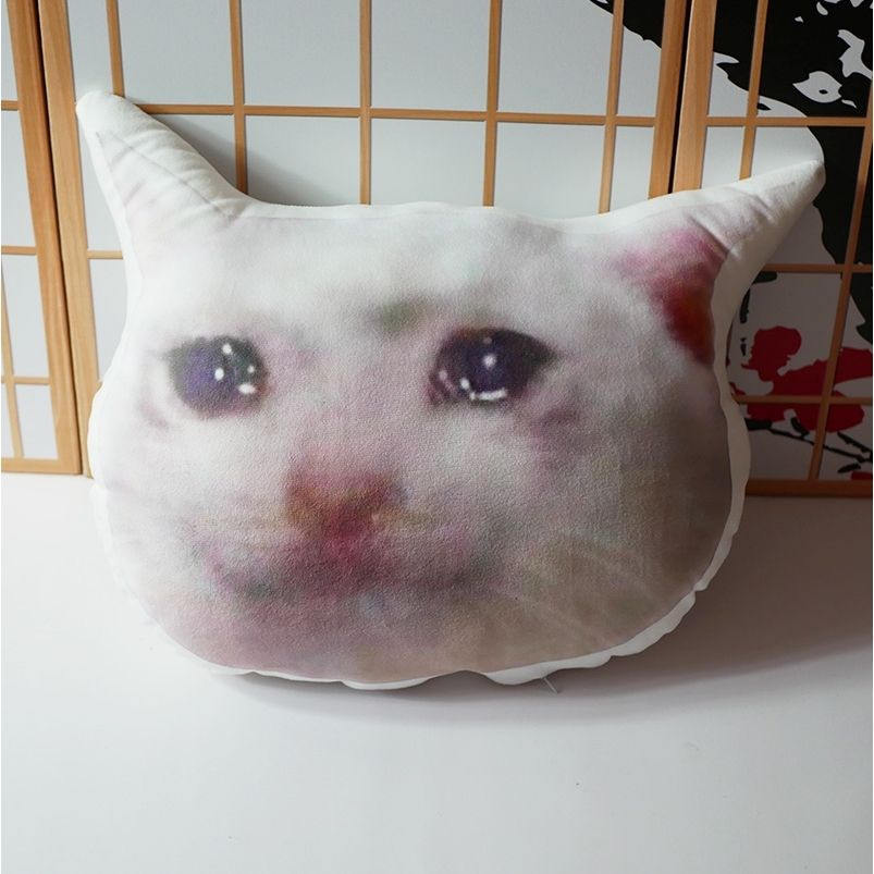 Crying cat Tearing cat Cat head Crying cat Sand carved expression pack ...