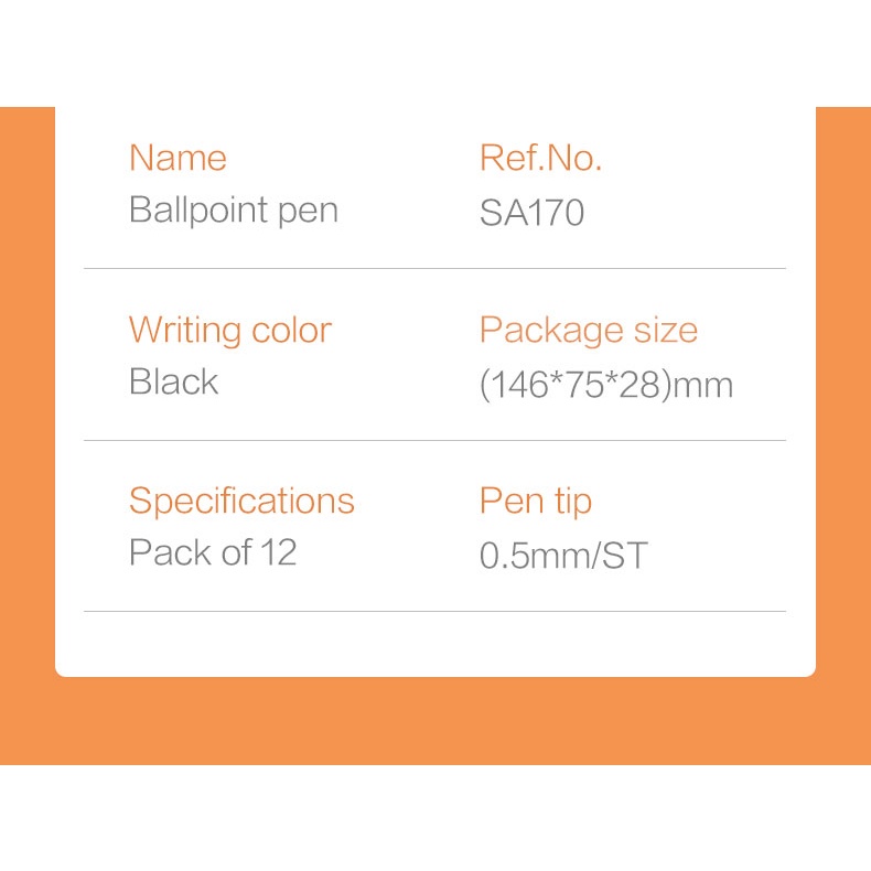 Deli SA170 Press Self-locking Gel Pen 0.5mm ST Head Black Ink | Shopee ...