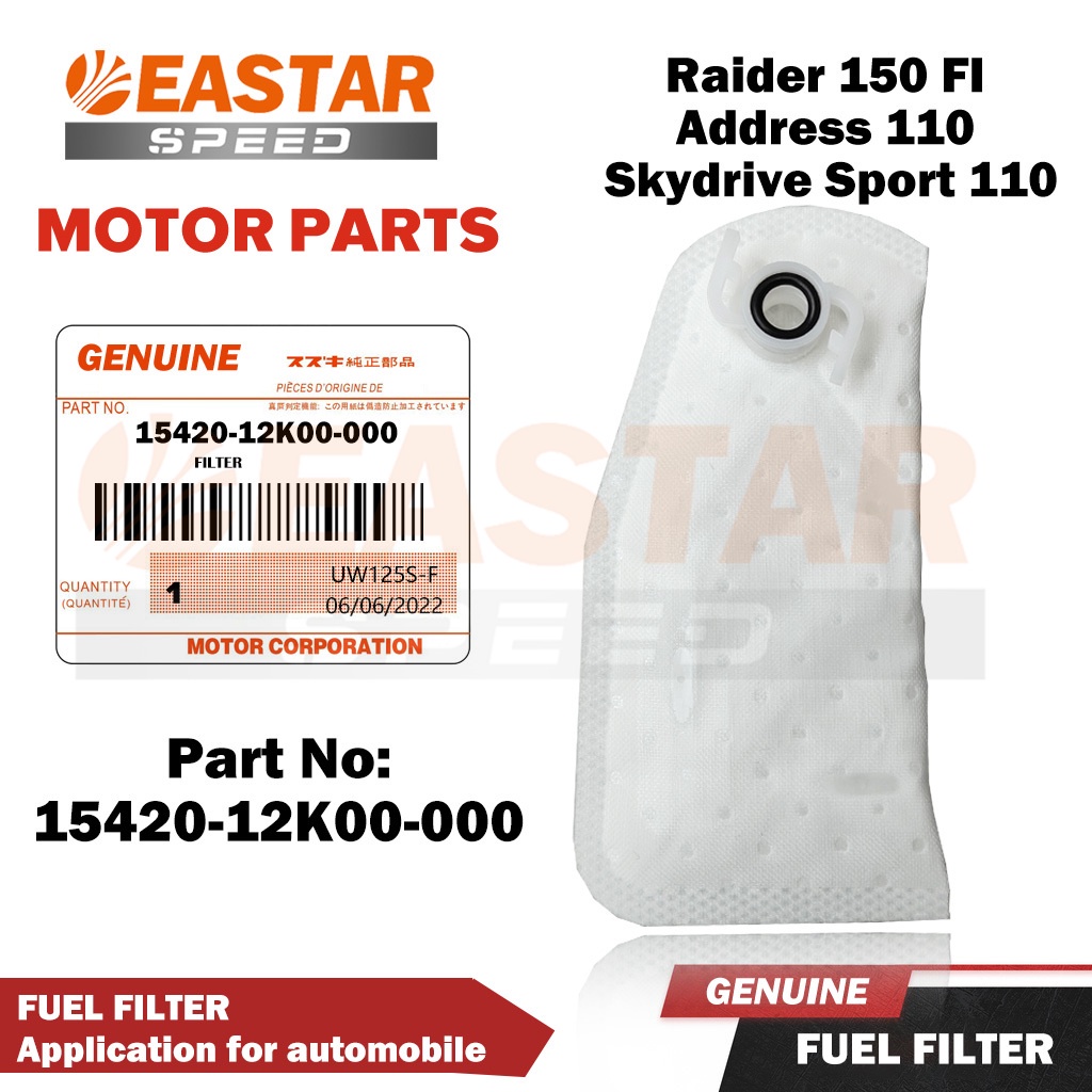 FUEL FILTER Raider 150 FI Address 110 Skydrive Sport 110(15420-12K00 ...