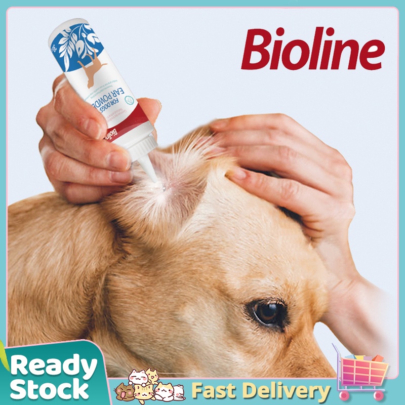 Bioline 30g Ear Powder for Dogs Ear Protection Powder for Use When ...