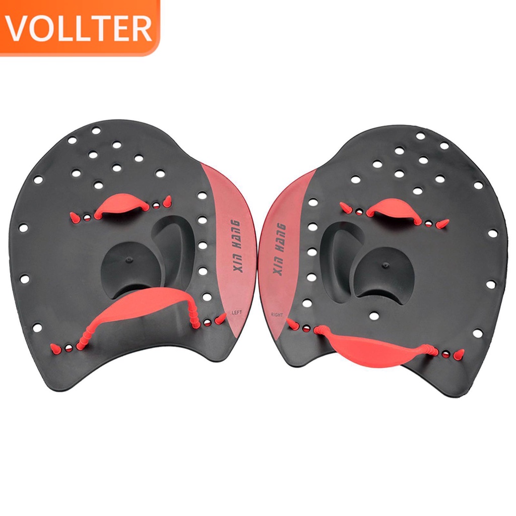 1/2/3 Professional Swim Training Hand Paddles Flat Equipment Exercise ...