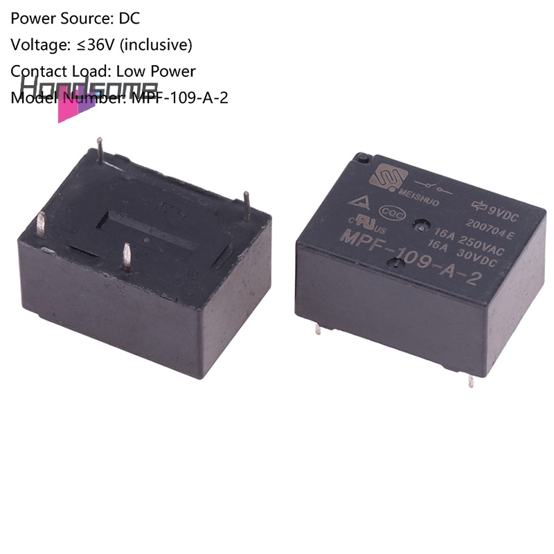 Handsome- 9V Relay MPF-109-A-2 9VDC 16A 4PINS Electric Kettle Relay ...