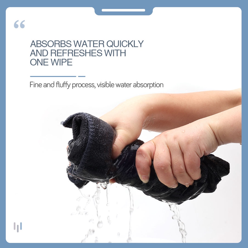 Gray Water Absorb Towel Microfiber Fabric 40x80 cm/ 35x 75cm for Salon ...