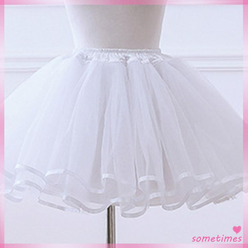 Time A-line Petticoat Crinoline Slips Wedding Accessories Short Tutu ...
