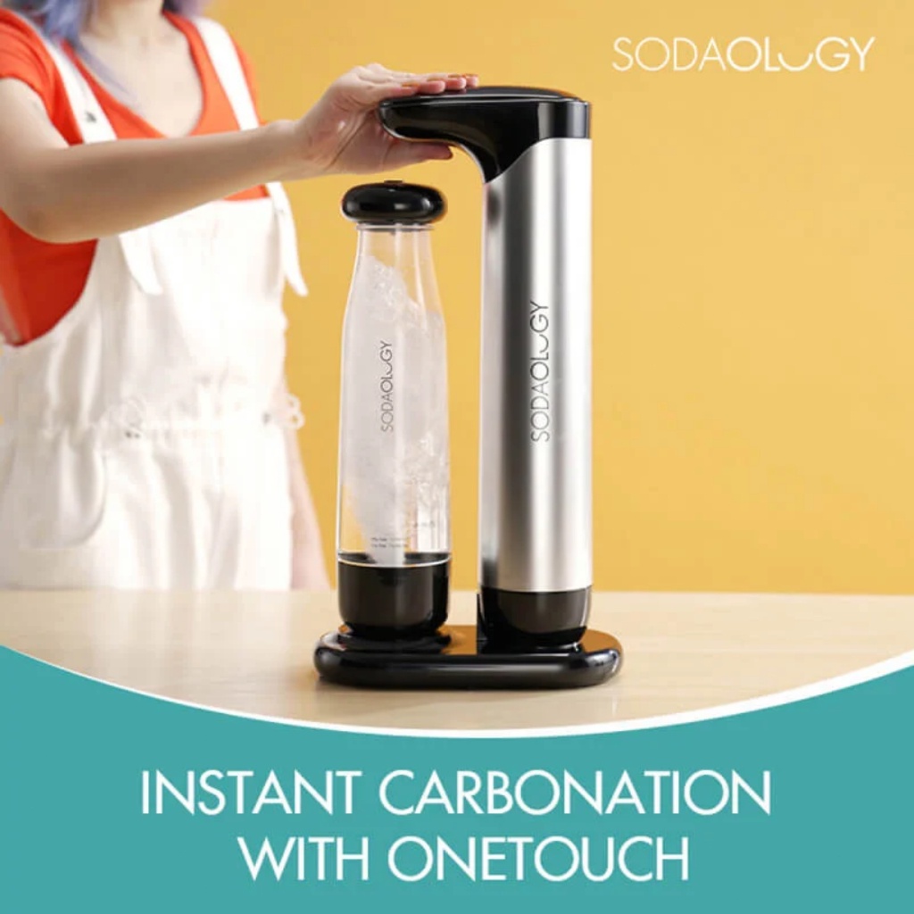SodaFun AllFizz™ Instant Bottom-Up Infusion Soda Maker Sparkling Water ...