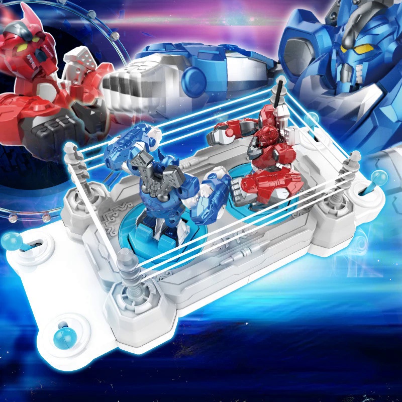 Manual Remote Control Ring Boxing Robot Toy 3 In 1 Two - Player ...