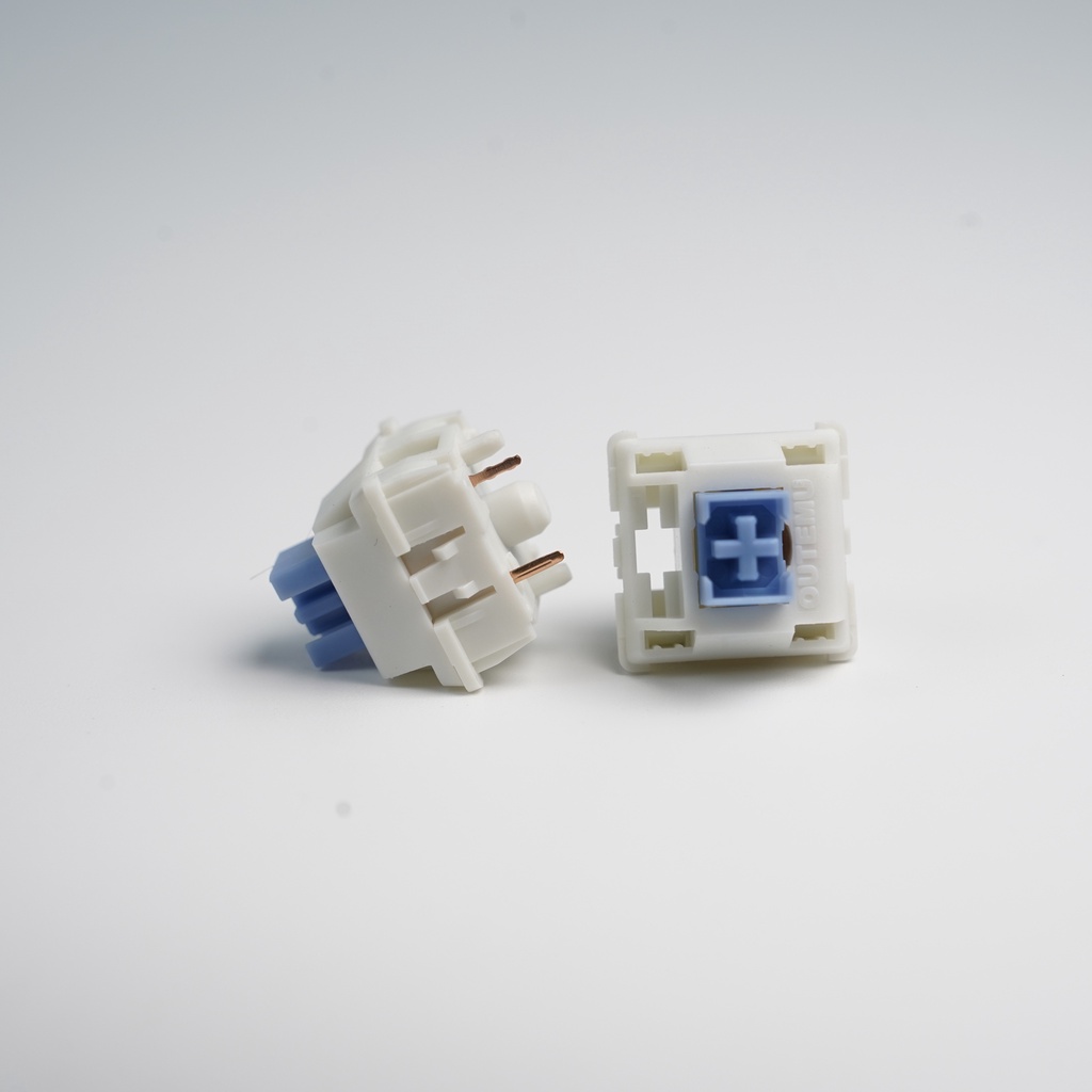 Outemu Cream Blue Pink Yellow Switches Lubed Mechanical Keyboard Switch ...