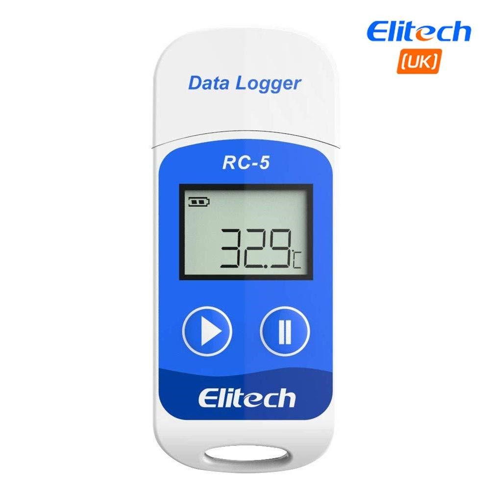 RC-5 USB Temperature Data logger 32000 Points ELITECH Waterproof ...