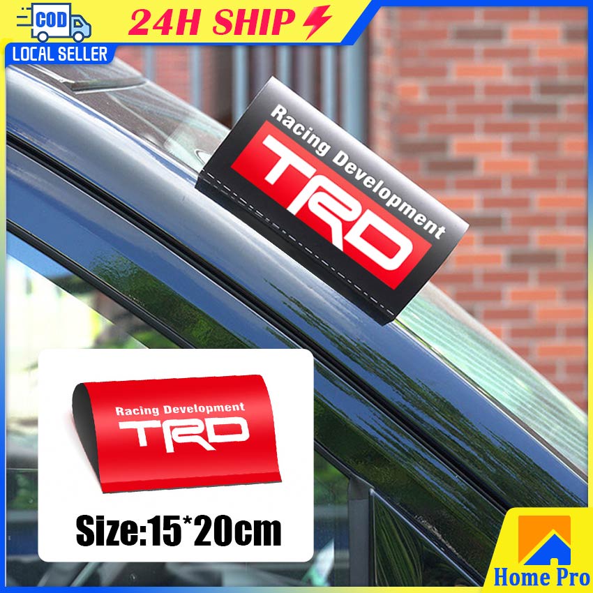 1PC TRD Sticker Car Washing Labels Water Mark Door Trunk Tag Sticker ...