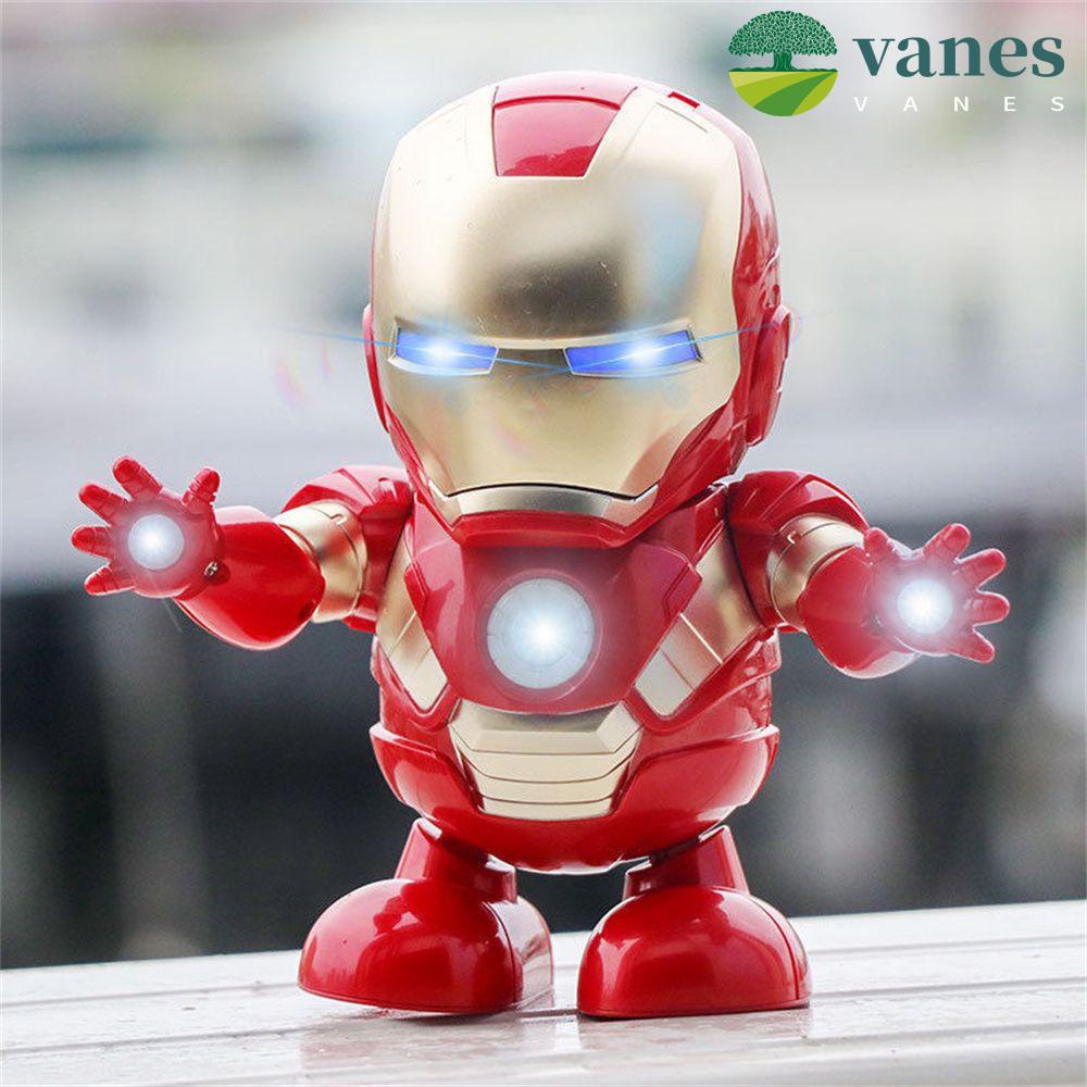 VANES Electronic Dancing Robot Kids Toy Iron Man Figure Marvel Singing ...
