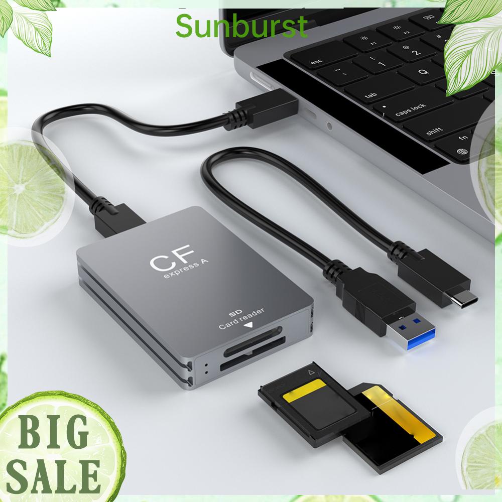 2 in 1 CFexpress Type A SD Card Reader Cardreader Adapter USB 3.2 ...