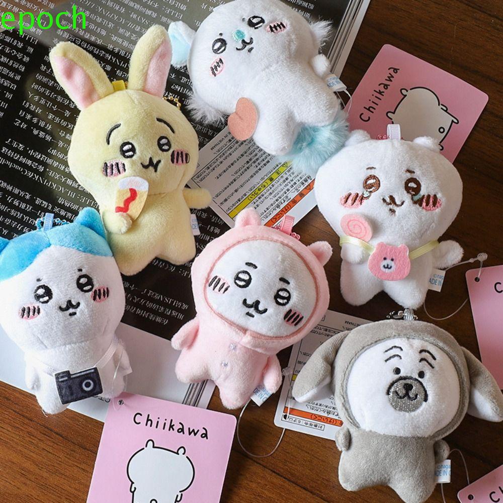 EPOCH Anime Chiikawa Keychain, Momonga Kurimanjyu Chiikawa Plushies ...